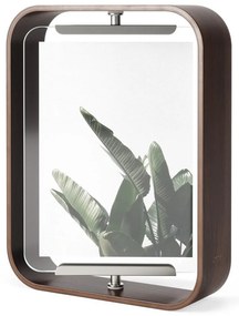 Tmavě hnědý dřevěný stojací rámeček 19x24 cm Bellwood – Umbra