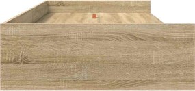 Rám postele se zásuvkou Sonoma dub 90 x 200 cm Kompozitní dřevo 3335231