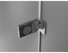 Mexen Lunar-F Duo, skládací sprchový kout 100 x 70 cm, 8mm čiré sklo, chromový profil, 836-100L-070P-01-00
