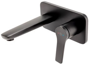 F-Design Seppia, podomítková umyvadlová baterie, černá matná, FD1-SPA-3PA-22