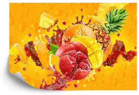Fototapeta 3D Barevné Tropické Ovoce Vliesová tapeta 300x210
