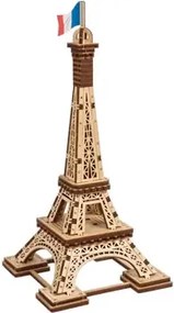 Ugears 3D dřevěné mechanické puzzle Eiffelova věž
