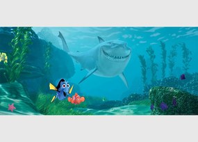 Dětská vliesová fototapeta na zed' Hledá se Nemo Bruce, Disney | 202 x 90 cm | DFTDNH 5314