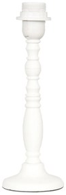 Bílá dřevěná noha k lampě Fienn - Ø 10*30 cm E27 / Max 60W