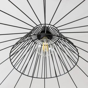 Brilagi - LED Lustr na lanku CERIA WIRE 1xE27/40W/230V pr. 80 cm černá