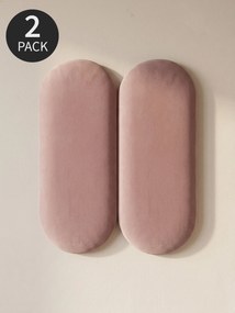 Sinsay - Čalouněné stěnové panely 2 pack - pastelová růžová