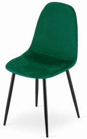 Set dvou jídelních židlí COMO zelené (2ks)