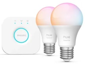 Základní sada Philips Hue WACA 2xE27/8W/230V 2200-6500K + zařízení k propojení