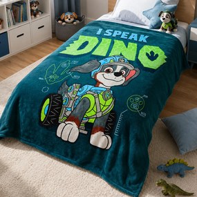 Dětská deka Tlapková Patrola Můj Kamarád Dino 130x170 cm