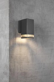 NOR 45321003 Venkovní nástěnné svítidlo Elm 1x20W GU10 černá čirá - NORDLUX