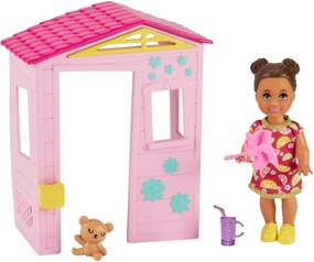 Mattel barbie příběh z deníku chůvy růžový altánek grp15/fxg94