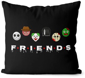 Polštářek Friends horror edition (Velikost: 40 x 40 cm)