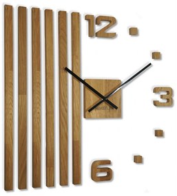 Unikátní dřevěné hodiny na zeď 60 х 60 cm