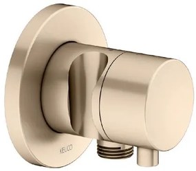 Keuco IXMO - Přepínací ventil pod omítku, 2 výstupy, s připojením a držákem sprchy, kartáčovaný bronz 59556031201
