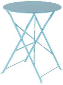 Venkovní modrá bistro sada skládacího stolu a židlí FIORI Beliani