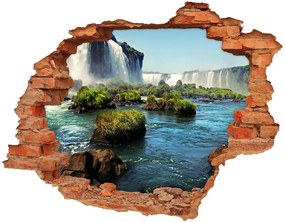 Wallmuralia Nálepka fototapeta 3D výhled Vodopád Igazu 90x70 cm