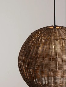 Ratanové závěsné svítidlo v přírodní barvě ø 39 cm Rielo – Nova Luce