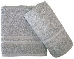 Praktik Froté maxi ručník EMA PRAKTIK, jednobarevný šedý, 60x110cm