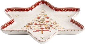 Villeroy&Boch Villeroy & Boch Winter Bakery Delight velká hvězdicová miska, 37,4 × 32,8 × 3,3 cm, 1 l