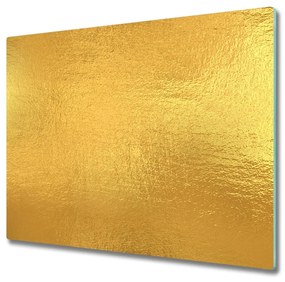 Skleněná krájecí deska Zlatá fólie pozadí 60x52 cm
