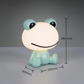 Zelené LED dětské svítidlo Hopper – Reality