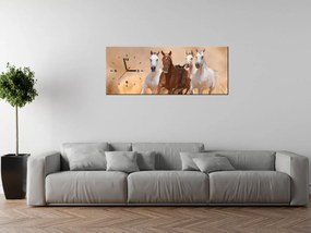 Gario Obraz s hodinami Cválající koně Rozměry: 60 x 40 cm