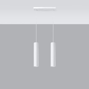 Sollux Lighting Závěsné svítidlo LAGOS 2 bílé