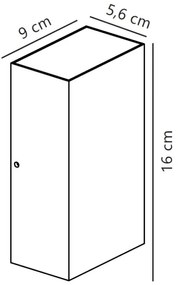 Nordlux - LED Venkovní nástěnné svítidlo ROLD LED/10,5W/230V IP54 krémová
