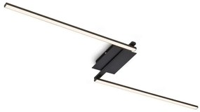 Brilo 3500-015 - LED Přisazený lustr STAFF 2xLED/6W/230V černá