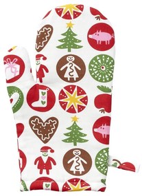 Kuchyňská chňapka rukavice Christmas Ornament, Klippan Švédsko Sada Rukavice a Chňapka