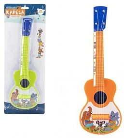 Teddies Ukulele/kytara 40 cm s trsátkem Zvířátka a jejich kapela