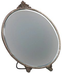 OnaDnes -20% Hoorns Mosazné kovové kosmetické zrcadlo Hosp 26 x 22,2 cm