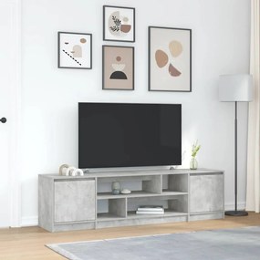 TV skříňka betonově šedá 188,5x41x50 cm kompozitní dřevo