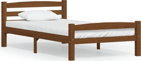 vidaXL Rám postele masivní borové dřevo 90 x 200 cm [322061] Barva: medová hnědá
