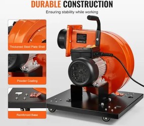Sběrač prachu, průtok vzduchu 0,75 kW 13026 l/min, odvalovací s 79,5 l