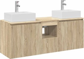 Sada koupelnových skříněk 3 ks Dub sonoma 49,5 x 41 x 62,5 cm 3405649