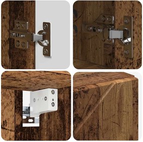 Sada koupelnového nábytku 5 ks Staré dřevo 35 x 30 x 192 cm 3393071
