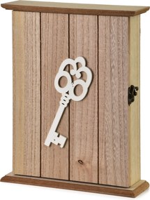 Dřevěná skříňka na klíče STACY Key 20x6x24,5 cm hnědá