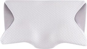 Ergonomický polštář z paměťové pěny bílo-šedá 60 x 35 cm
