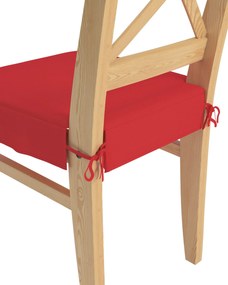 Sedák na židli IKEA Ingolf barva červená