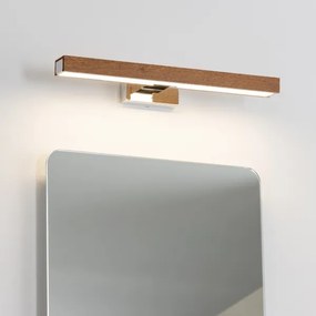 Brilagi-LED Koupelnové osvětlení zrcadla WOODY MIRROR LED/8W/230V IP44 dub/chrom