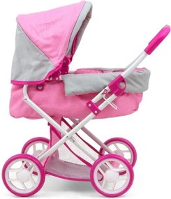 Dětský kočárek pro panenky Milly Mally Alice Prestige Pink
