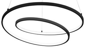 Ideal Lux LED Závěsné svítidlo Oz sp Ø 60 Barva: Černá, Stmívání, řízení: on-off