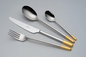 Villeroy&Boch Villeroy & Boch Ella částečně zlacený dezertní nůž, 20,8 × 1,9 × 0,7 cm