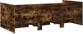 Válenda se zásuvkami bez matrace kouřový dub 75 x 190 cm 3280836