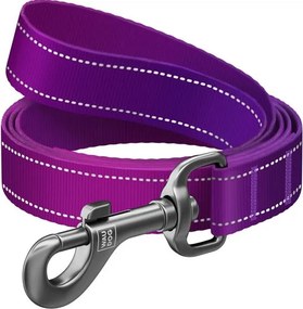 Vodítko nylon WAUDOG Mono 2,0x122cm fialové
