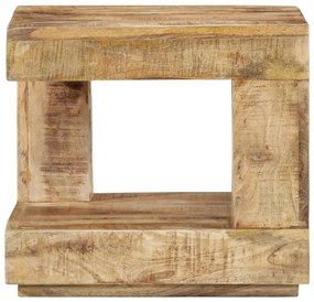 Konferenční stolek 45 x 45 x 40 cm masivní mangovníkové dřevo - Default Title