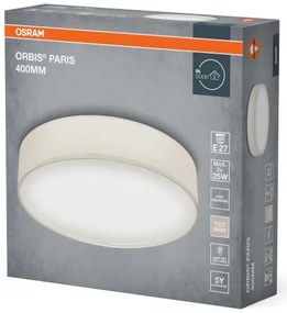 Osram - Stropní svítidlo ORBIS PARIS 2xE27/25W/230V pr. 40 cm krémová