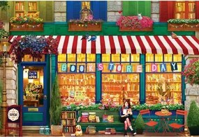 EUROGRAPHICS Puzzle Staré knihkupectví / 2000 dílků / 99,7 × 67,6 cm