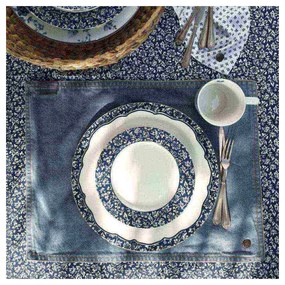 Dekorativní mělký talíř BP Irregular blue 24,5cm, Laura Ashley UK